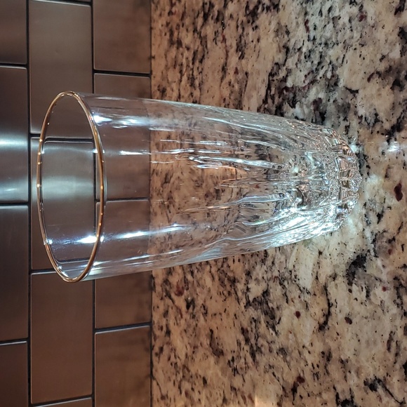 Kitchen | Vintage Gold Rimmed Drinking Glass Mcm Set Of 7 | Poshmark